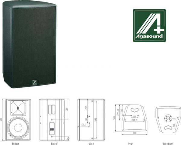 Loa karaoke Agasound AX 12F - Haphataudio